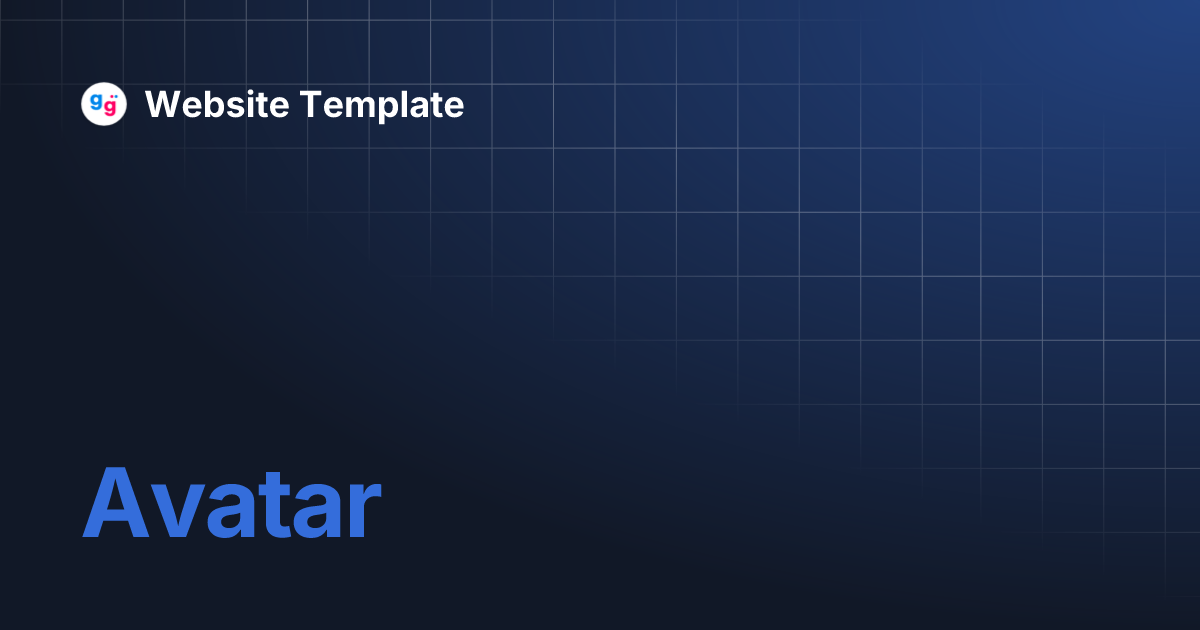 Avatar | Website Template